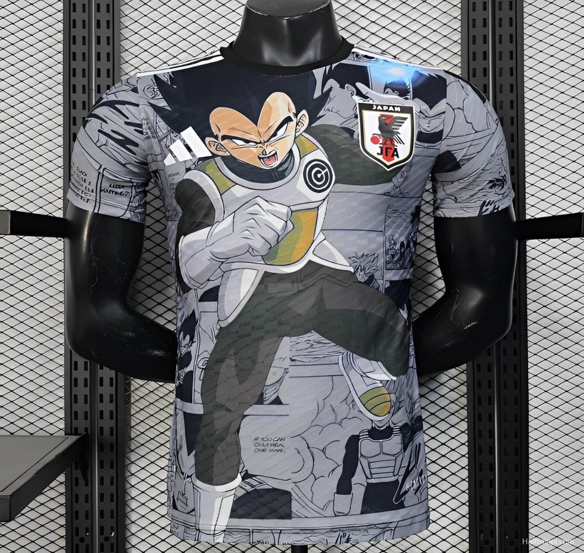Player Version 2025 Japan National Team Dragon Ball Z Vegeta Grey with ...